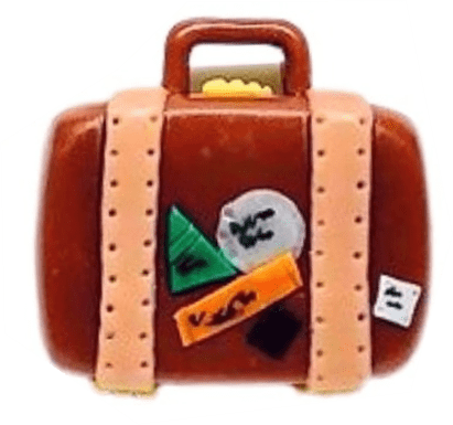 Molde de Silicone em formato de Mala - Loja Adalgisa Almeida